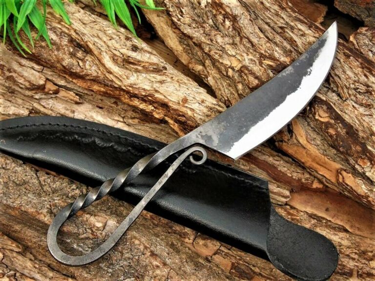 Mittelalter Messer Wikinger Messer Halsmesser handgeschmiedet - MAQSON